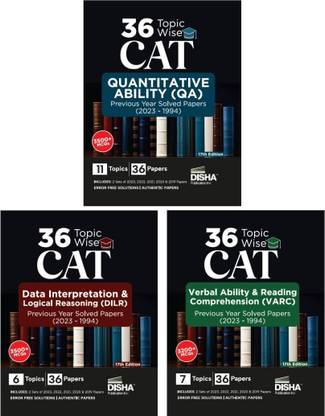 30 Topic-Wise Cat Qa, Dilr & Varc Previous Year Solved Papers (2023 - 1994) Previous Year ...