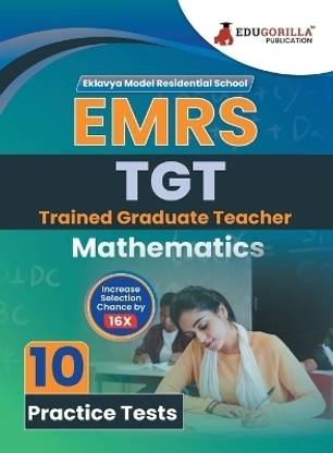 EMRS TGT Mathematics Exam Book | Eklavya Model Residential School Trained Graduate Teacher - 10 ...