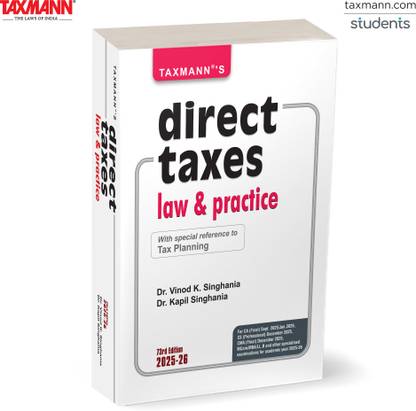 Taxmann's Direct Taxes Law & Practice | AY 2025-26 – Up-to-date Guide ...