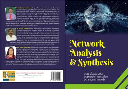NETWORK ANALYSIS & SYNTHESIS: Buy NETWORK ANALYSIS & SYNTHESIS by Dr. G. CHANDRA SEKHAR,Dr ...