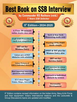 Best Book on SSB Interview 5th Edition 2024-2025: Buy Best Book on SSB Interview 5th Edition ...