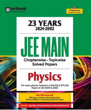 Arihant 23 Years JEE Main | (2024-2002) | JEE Main Chapterwise ...