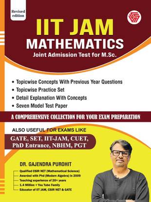 IIT JAM 2022 : Mathematics - By Dr. Gajendra Purohit - IIT JAM ...