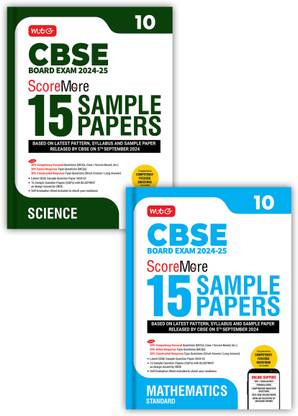 MTG CBSE Class 10 ScoreMore 15 Sample Papers Science & Mathematics ...