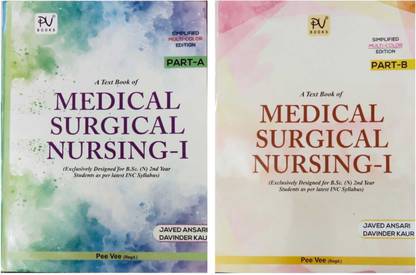 MEDICAL SURGICAL NURSING-I (PART A+B) (2 Book Set): Buy MEDICAL ...