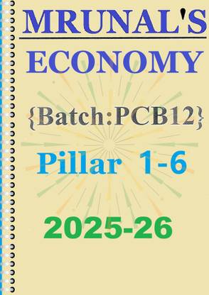 MRUNAL'S Sir ECONOMY PCB-12 2025-26 Notes Handouts | Pillar 1 to 6 ...