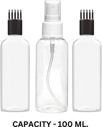 VeChiBo Comb Applicator Bottles & Mist Spray Bottle 100 ml Spray Bottle ...