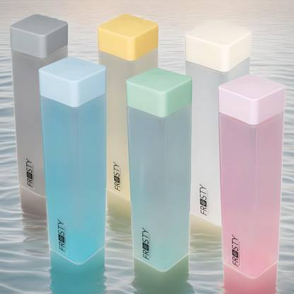 RK EMPIRE frosty Plastic Food Grade Fridge Square Bottle 6 Pieces ...