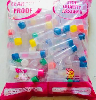 Glaze Plastic 1 Dram Super Bottle FOR HOMEOPATHIC & AYURVEDIC MEDICINE ...