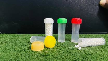 Glaze Plastic 1 Dram Bottle FOR HOMEOPATHIC & AYURVEDIC MEDICINE ...