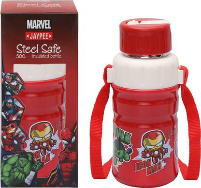 JAYPEE Marvel Super heroes Flip Top Steel safe 500 ml Bottle - Buy ...