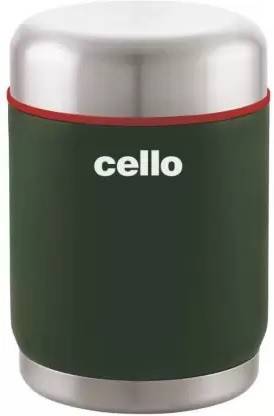 cello Tuff steel duro supee HOT AND COLD GREEN 400 ml Steel Flask - Buy ...