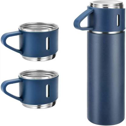 URBANHUDA Vacuum Insulated Flask set 3Cup set for Hot & Cold Drink ...