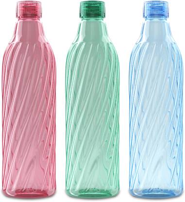 KOLORR Spiral Pet Bottles Pack of 3 - Multicolour 1000 ml Bottle - Buy ...