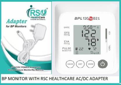 rsc healthcare BPL B21 Blood Pressure Monitor With Free AC/DC Adapter ...