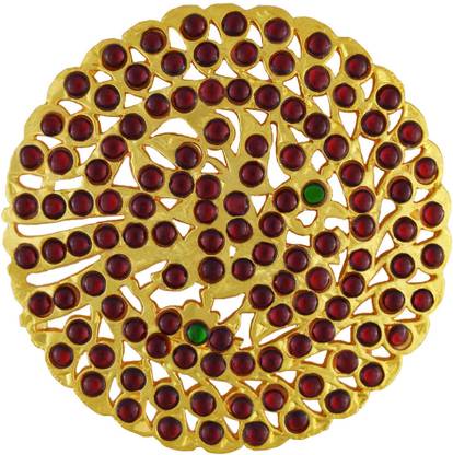 USHA GOLD UG PRODUCTS Bharatanatyam Dance Jewellery Ragodi Brooch Price ...