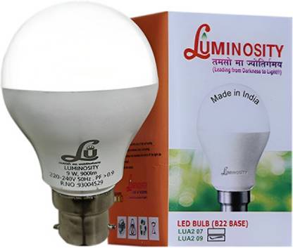 LU 9 W Round B22 D LED Bulb Price in India - Buy LU 9 W Round B22 D LED ...