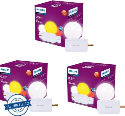 PHILIPS 0.5 W Basic Decorative Plug & Play Night Bulb Price in India ...