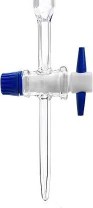 VLASHAENT Laboratory borosilicate 3.3 Burette with PTFE Stop cock Buret ...
