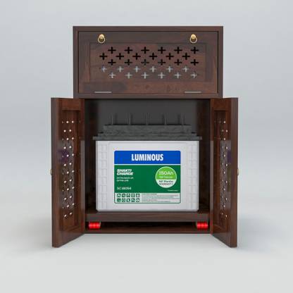 Custom Decor Inverter Battery Cabinet Solid Wood Free Standing Cabinet ...