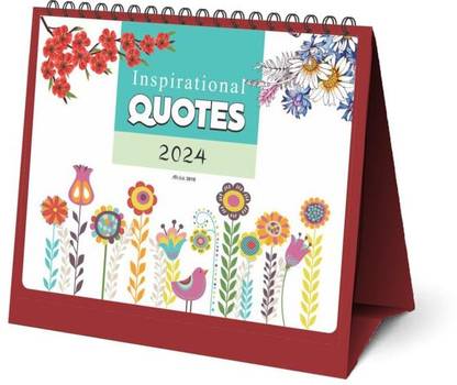 JAINFAM 12 Month Table Calendar & Planner | Size 9 x 9 inch ...