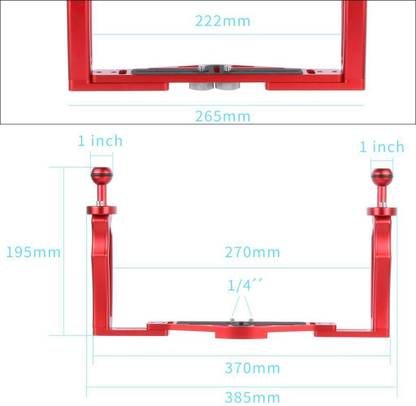Lyla Aluminium Tray Stabilizer Rig for Underwater Camera HousingCase ...