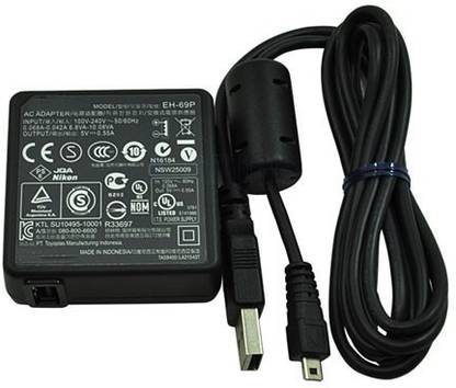 DIGICLIMBER Original EH-69P USB AC Adapter Charger for Nikon S100 P500 ...