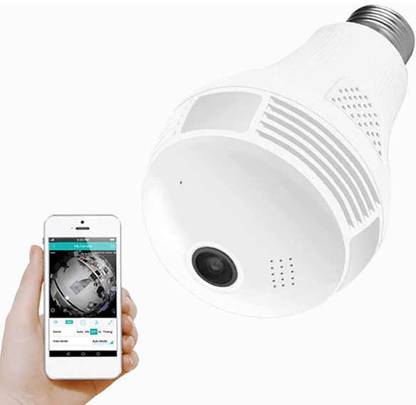 Flipkart.com | Buy IMMUTABLE Bulb Camera Wifi 360 Cctv Security ...