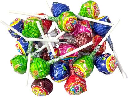 Dry Fruit Hub Assorted Flavoured Lollipops 30peices 400gm Approx ...