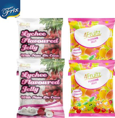 FRIX Pudding & Lychee Jelly with Nata De Coco Price in India - Buy FRIX ...