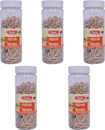 BAJAJ Pack of 5 Adrak Nimbu Pachak Mukhwas Digestive Adrak Churan ...