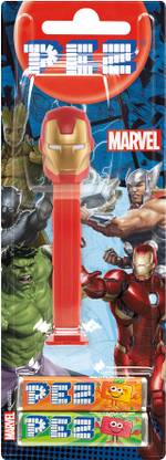 PEZ Iron Man (Marvel) Candy 17gm (Pack of 1) Mixed-Fruit Candy Price in ...