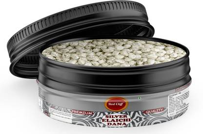 RED CLIFF Pure Silver Coated Elachi Dana | Silver Elaichi Pearls ...