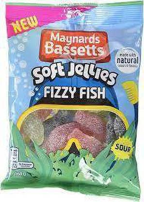 Mondelez International l Maynards Bassetts Fizzy Fish Sour Jellies 4 ...