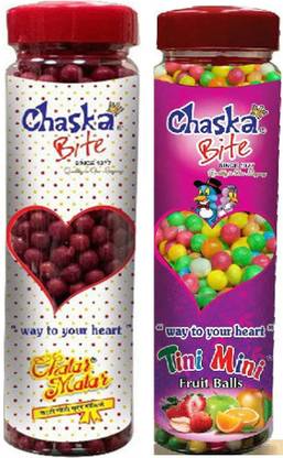 CHASKA BITE Chatar Matar Khatti Meethi|Chatpati Goli|200 gmChoco Mola ...