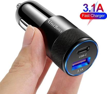 UniBoss 3.1 Amp Qualcomm 3.0 Turbo Car Charger Price in India - Buy ...