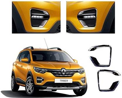 AutoBlinq Premium OEM Type Fog Cover Chrome Garnish Trim Exterior Moldn ...