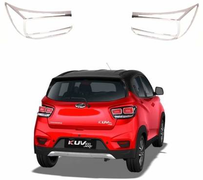 Lamkoti Car silver back Tail light cover (set of 2) for Chrome MAHINDRA ...