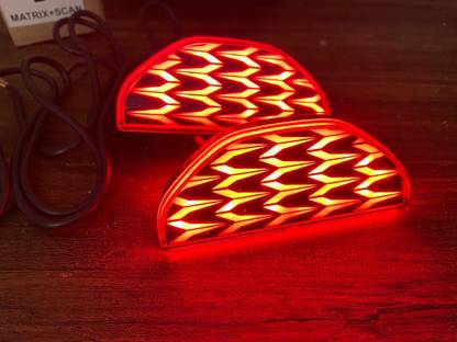 Ride2joy New Design Tata Punch D matrix Car Reflector Light set of 2 ...