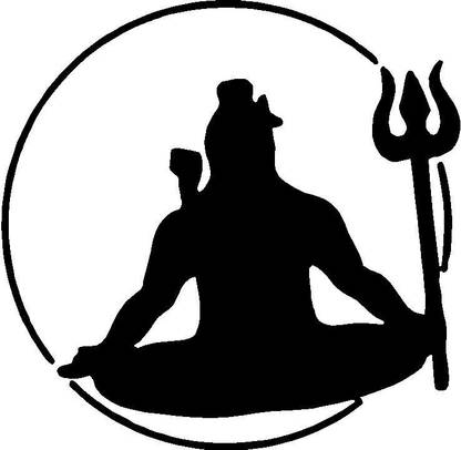 SHIVA Sticker & Decal for Car & Bike Price in India - Buy SHIVA Sticker ...