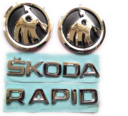 RAPID EMBLEM LOGO MONOGRAM Emblem for Car Price in India - Buy RAPID ...