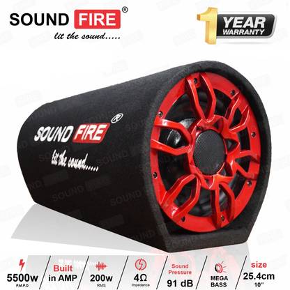 SOUND FIRE SF-X5500M10 10-INCH BassTube with In-Built Amplifier ...