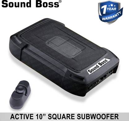 Sound Boss SB-S-11 PRO-BASS Ultra-Compact Active Under Seat Subwoofer ...