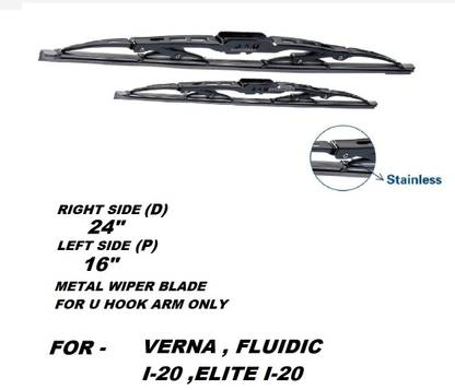 AutoClean Windshield Wiper For Hyundai Verna Fluidic, Verna, i20, Elite ...