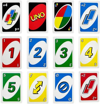 TOYRIX UNO Playing Cards Table Game Letters Classic Family Party ...