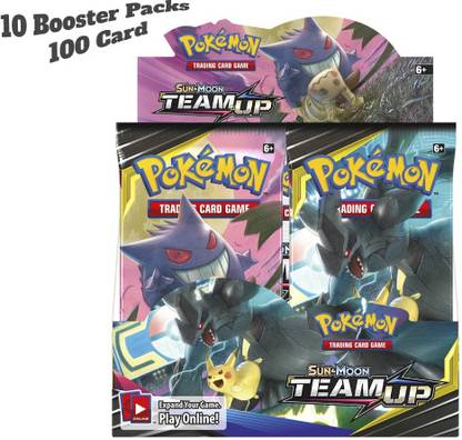 PANSHUB TEAM UP Pocket Monsters Trading Card Game Booster Packs for ...
