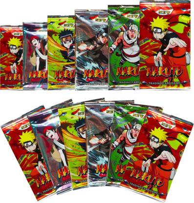 Animex Naruto Ninja Cards Booster Pack Collectable Trading Cards, 12 ...
