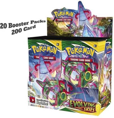 Bluebell Evolving Skies Pocket Monsters Card Game Booster Packs for ...