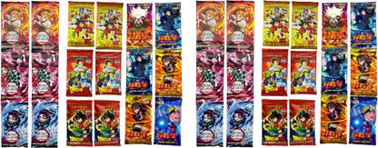 WOYR 36 Set (288 PC)Dragon Ball Z Cards,Naruto Cards,Demon Slayer ...
