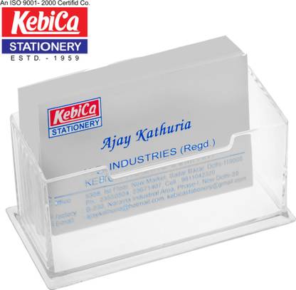 Flipkart.com | Kebica Acrylic Unbreakable Visiting Stand for Office ...